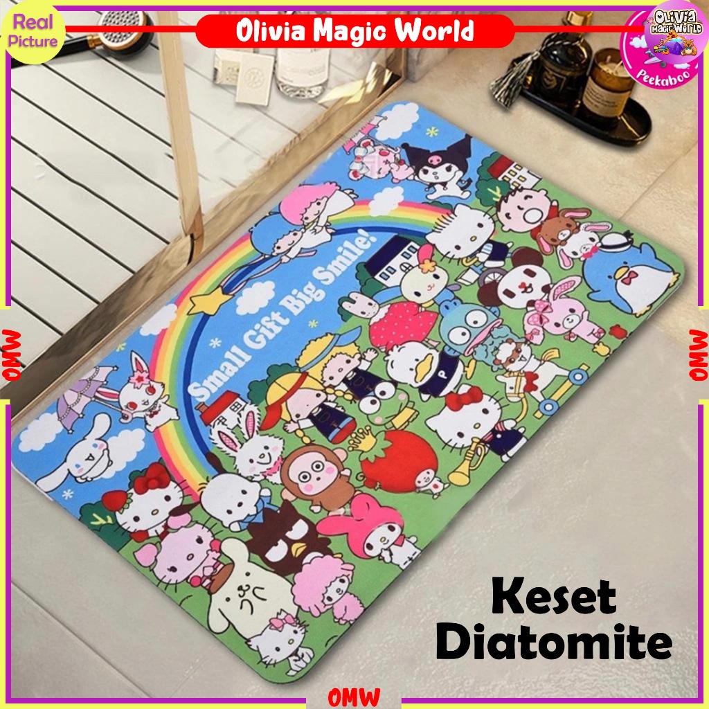 Jual Keset Diatomite Alas Kaki Floor Mat Lap Kaki Lantai Rumah Model ...