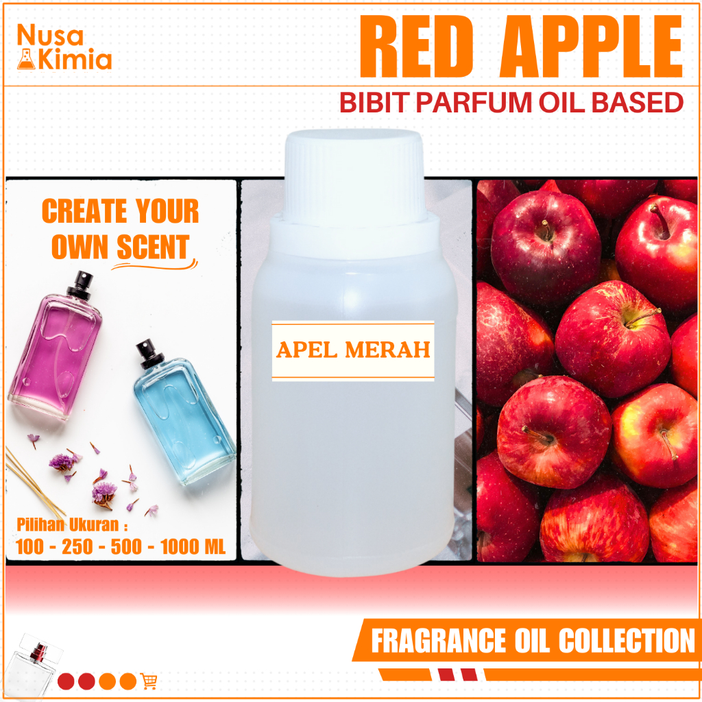 Jual Bibit Parfum RED APPLE - Aroma Buah Apel Merah - Red Apple ...