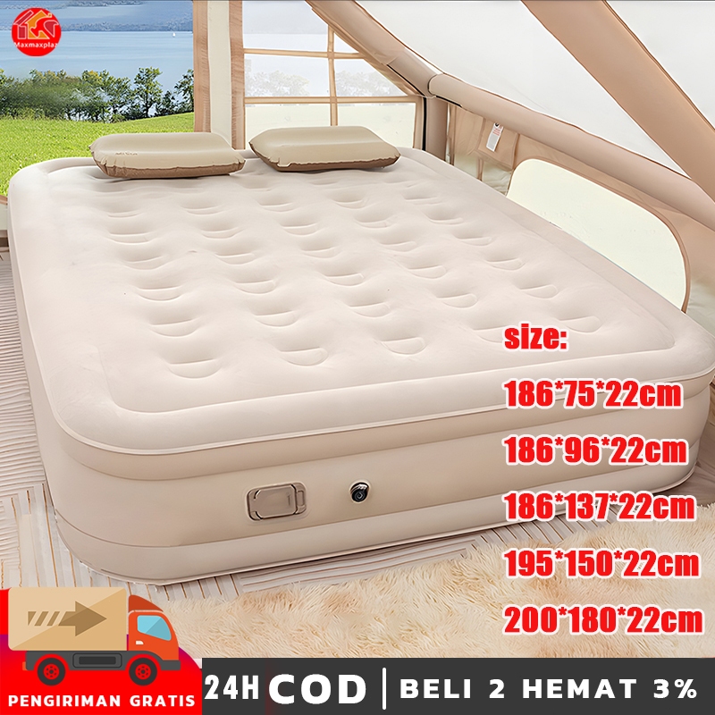 Jual 【186X75X22cm】Sleefy Matras Tidur Kasur Angin Pompa Tiup Double Air ...