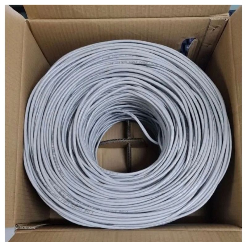 Jual Kabel Lan Internet Indoor / UTP per meter bonus konektor Rj45 ...