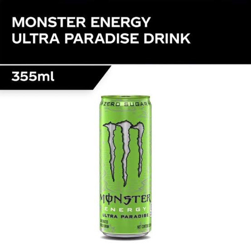Jual Monster Energy Drink. Ultra Paradise Zero Sugar 355ml. Minuman ...