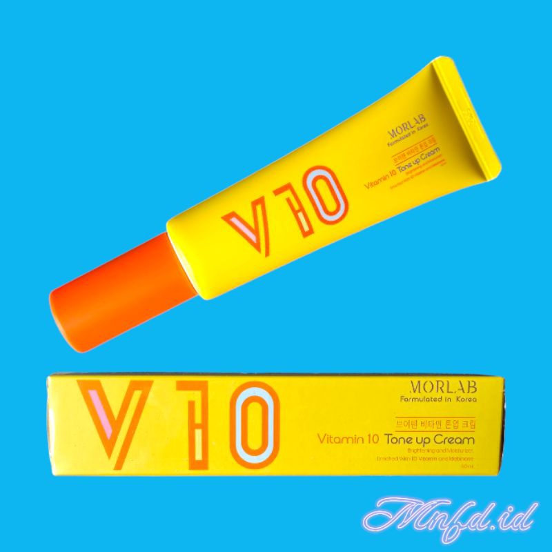 Jual Morlab V10 Vitamin Tone Up Cream | Shopee Indonesia