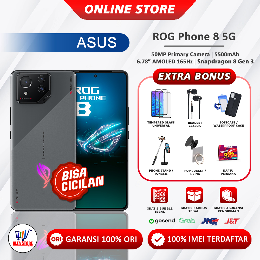 Jual Asus ROG 8 5G RAM 12/256GB Garansi Resmi | Shopee Indonesia