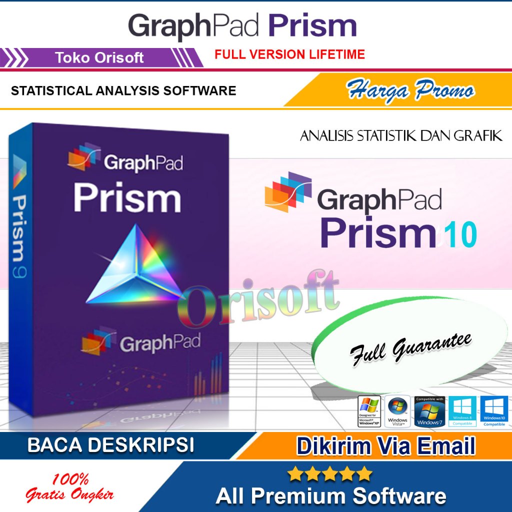 Jual Graphpad Prism 10.4.1.627 Pro Terbaru 2025 Statistics Graphing ...