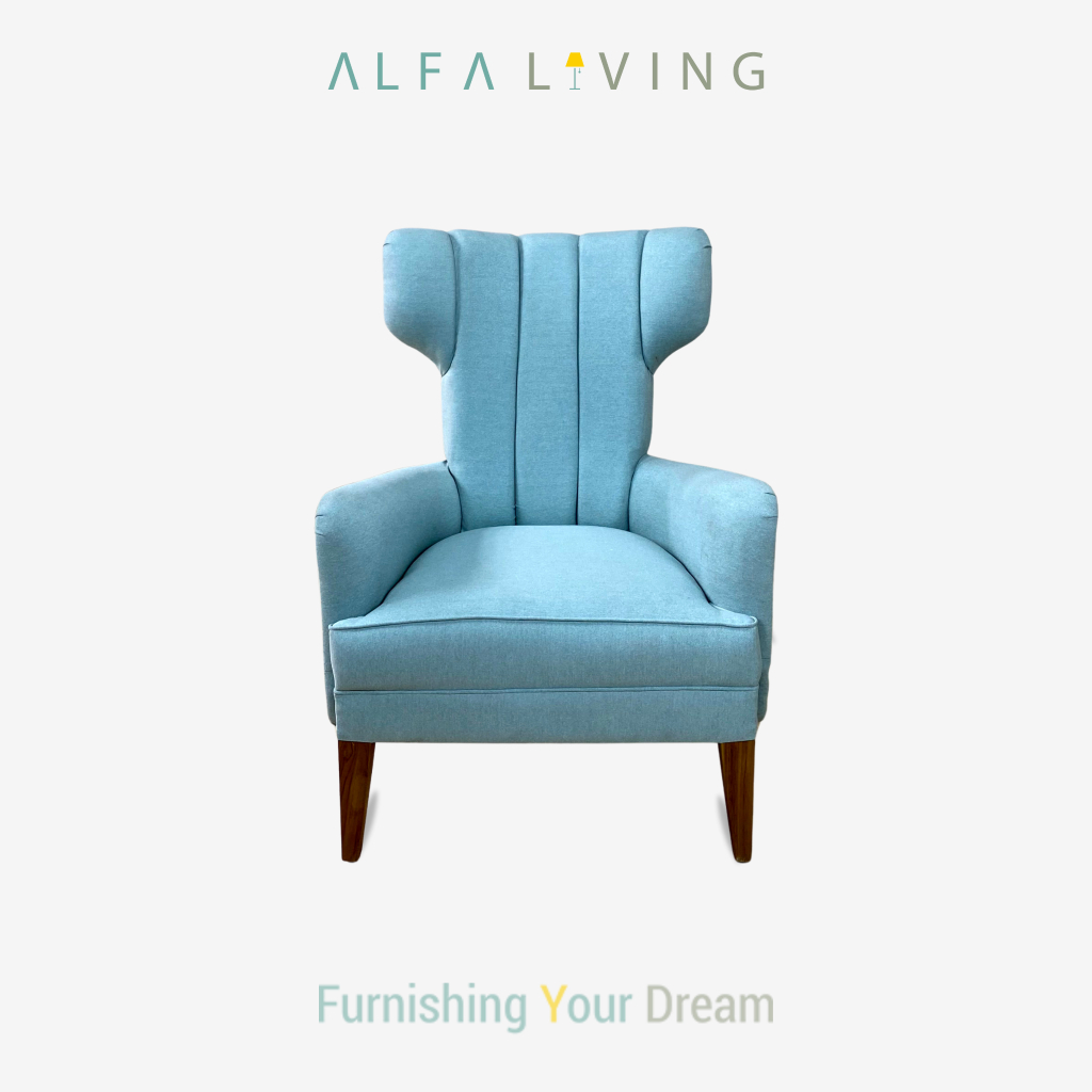 Jual ALFA LIVING Darius Sofa - Sofa 1 Seater, Sofa Tamu, Sofa Mewah, Sofa Santai Kayu Jati ...