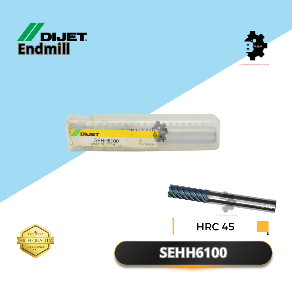 Jual Endmill SEHH6100 HRC45 Merk DIJET - Alat Pemotong - Original ...