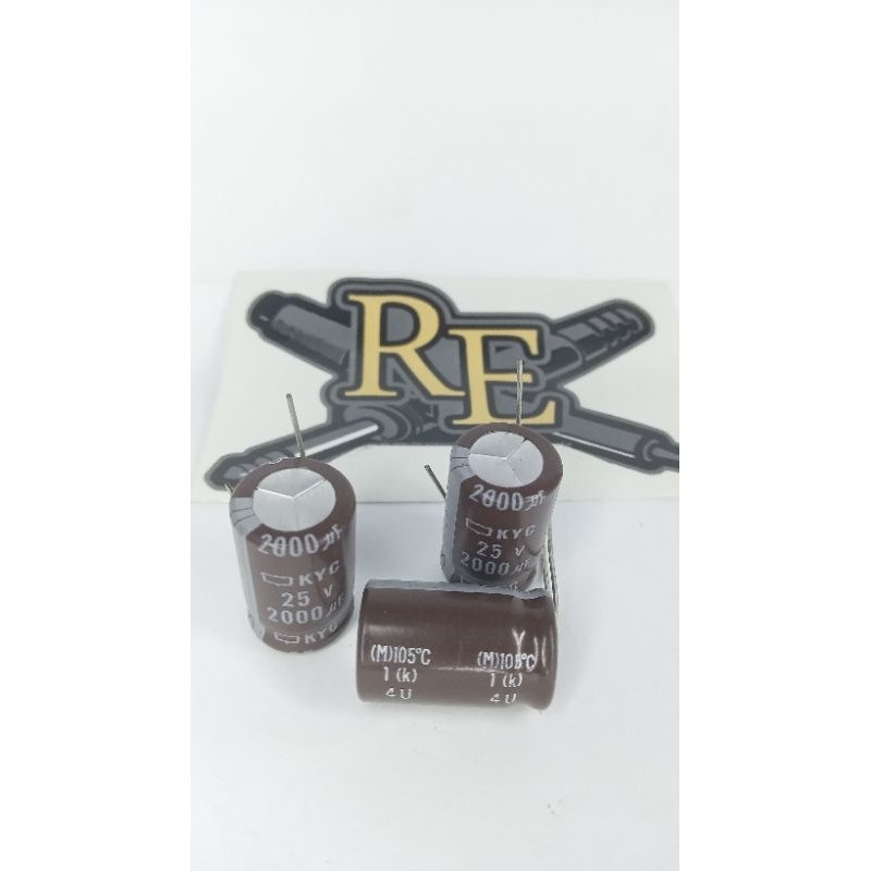 Jual capasitor elco 2000uf 25v kapasitor | Shopee Indonesia