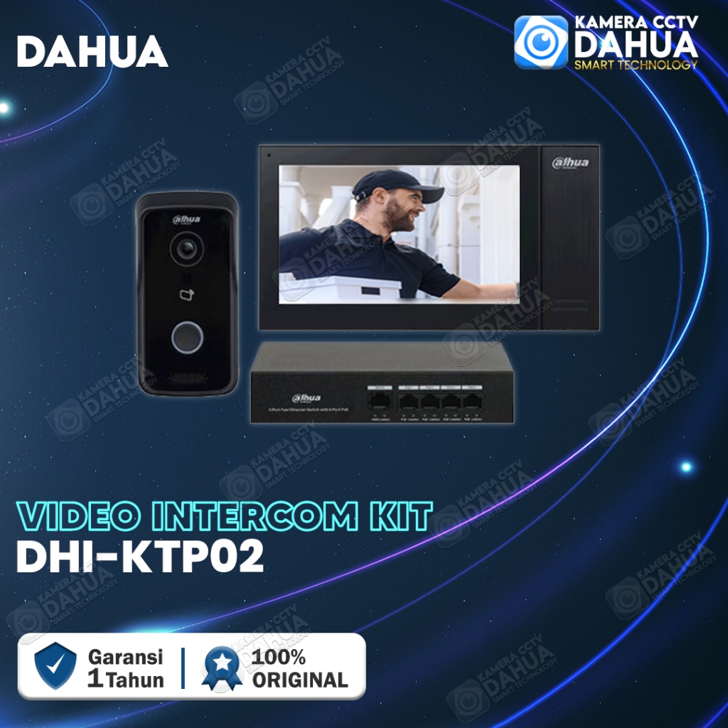 Jual DAHUA DHI-KTP02 VIDEO INTERCOM KIT IP VILLA DOOR STATION | Shopee ...