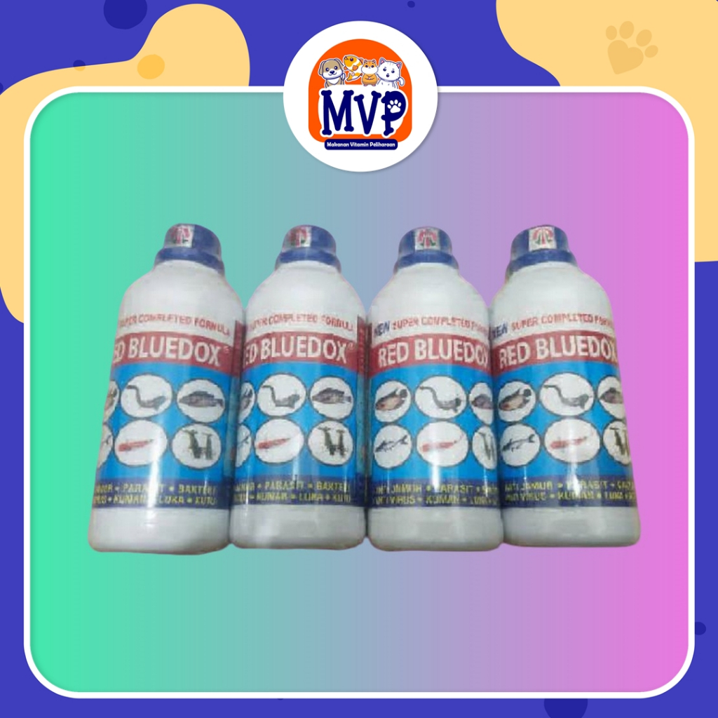 Jual Red Bluedox Ikan 500Ml- Obat Ikan Anti Jamur Parasit Bakteri ...