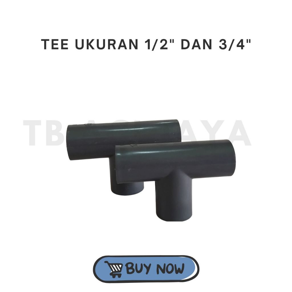 Jual Tee Pipa PVC 1/2 x 3/4 Sambungan T Pipa Paralon | Shopee Indonesia
