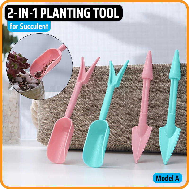 Jual 2-in-1 Mini Planting Tools for Succulent, Model A | 1 Set 2 Pcs ...