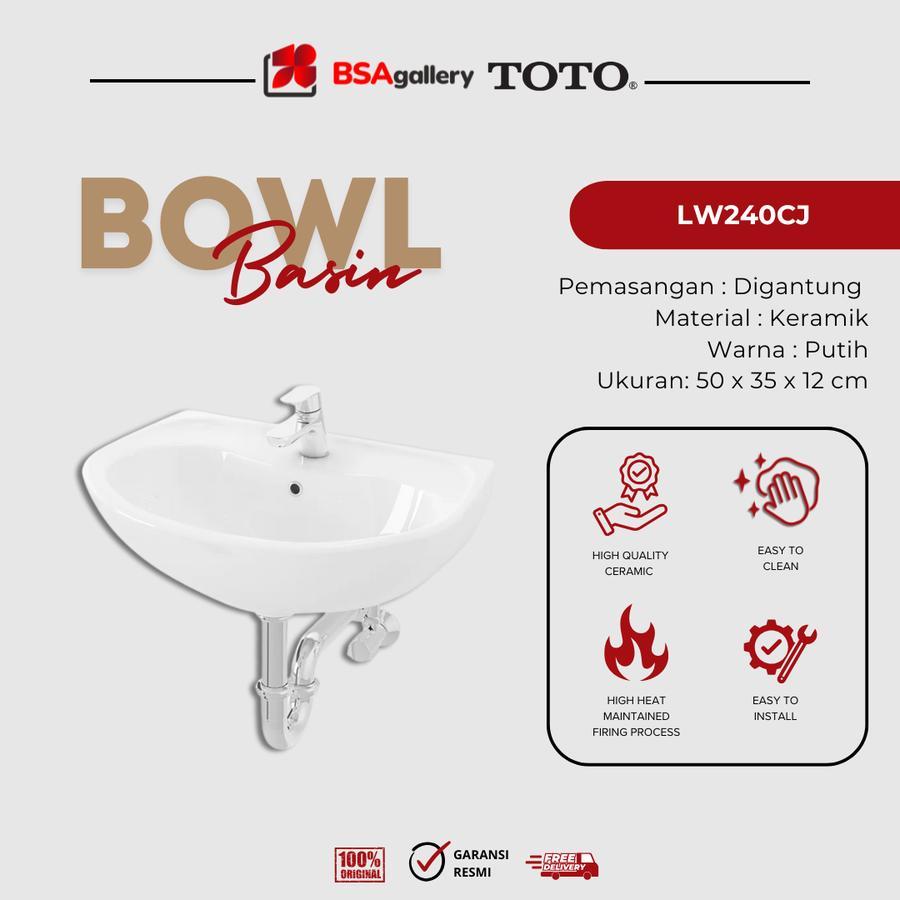 Jual WASTAFEL TOTO LW 240CJ J / WASTAFEL SET TOTO / WASTAFEL BODY ONLY ...