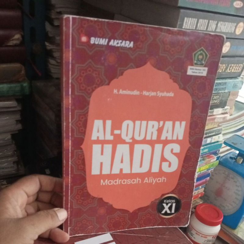Jual BUKU AL-QUR'AN HADIS UNTUK MADRASAH ALIYAH KELAS XI/11 KMA 2019 PENERBIT BUMI AKSARA ...