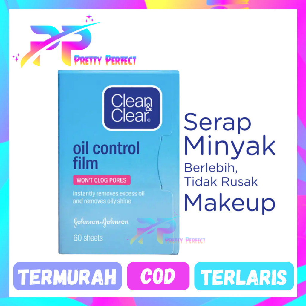Jual Clean & Clear Oil Control Film 60s | Shopee Indonesia