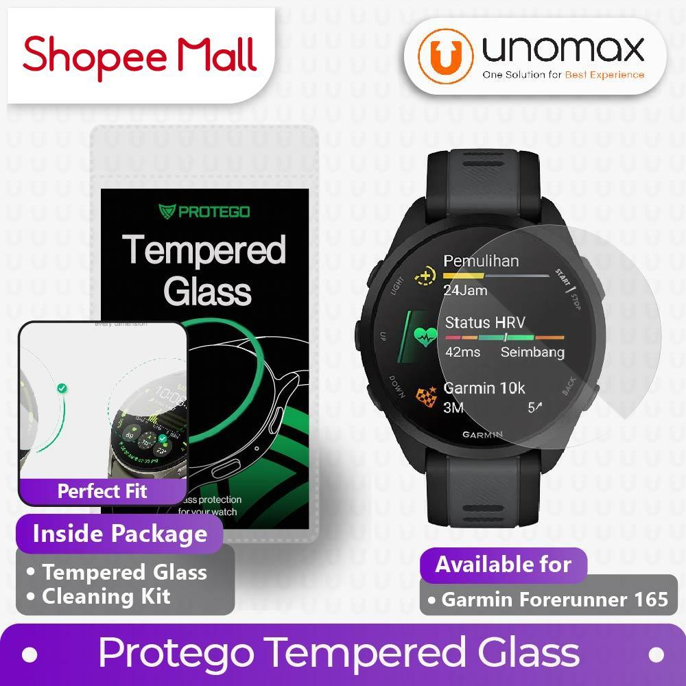 Jual Tempered Glass Garmin Forerunner 165 / 165 Music Protego Tempus ...