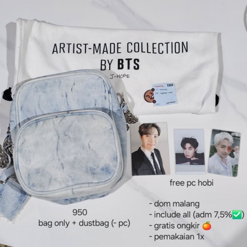 Jual bts merch side by side mini bag (BAG ONLY) j-hope artist-made ...
