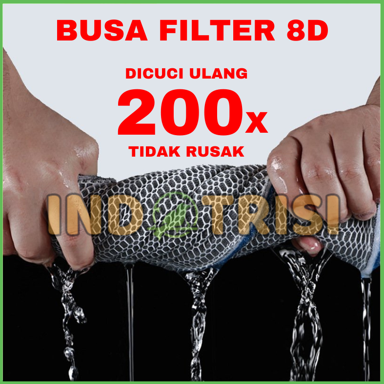 Jual BUSA AQUARIUM MEDIA FILTER AQUARIUM BUSA FILTER NANO 8D KOLAM IKAN ...