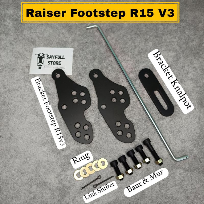 Jual Raiser Foot step Footstep R15 v2 v3 Peninggi Underbone Reser ...