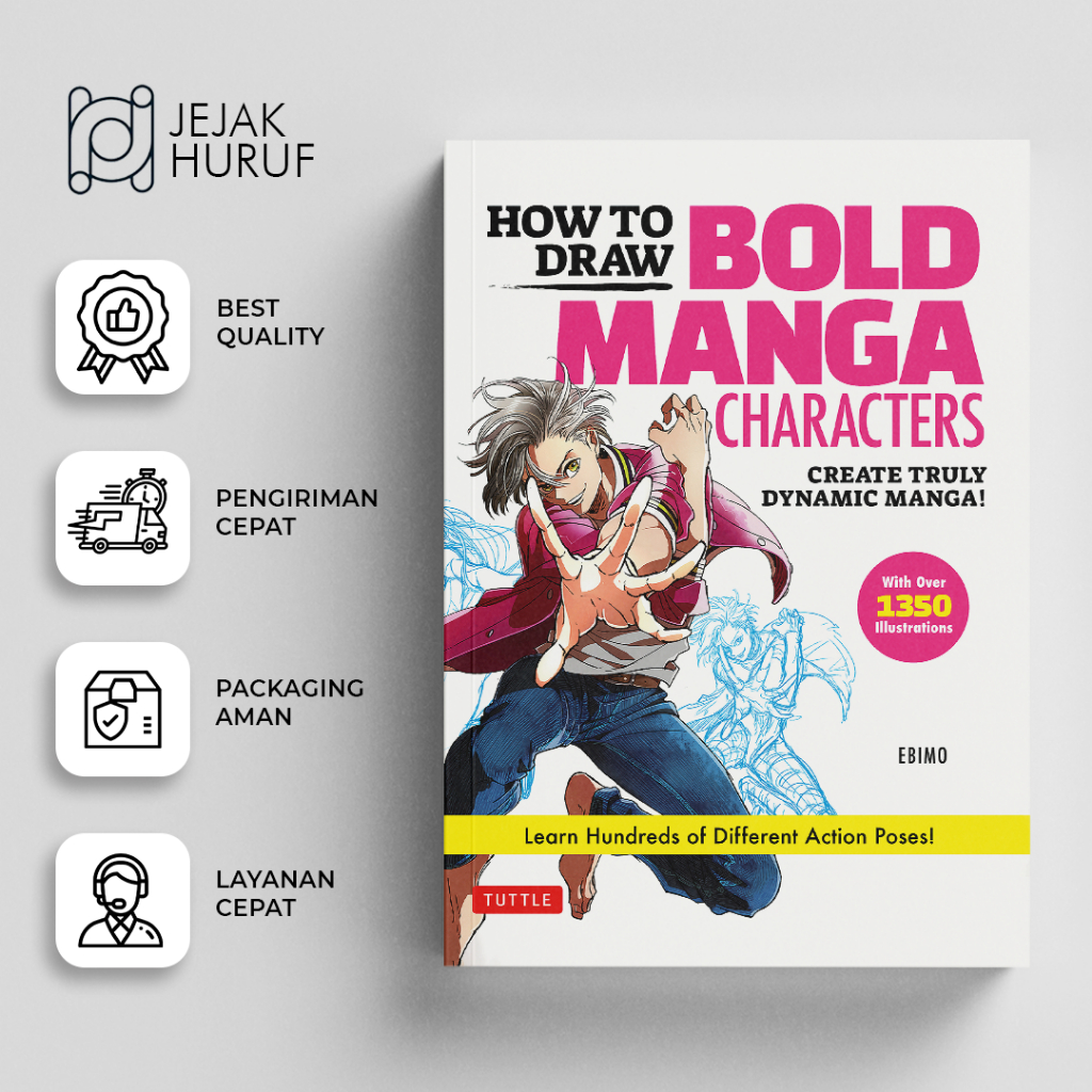 Jual Jual How to Draw Bold Manga Characters Create Truly Dynamic Manga ...