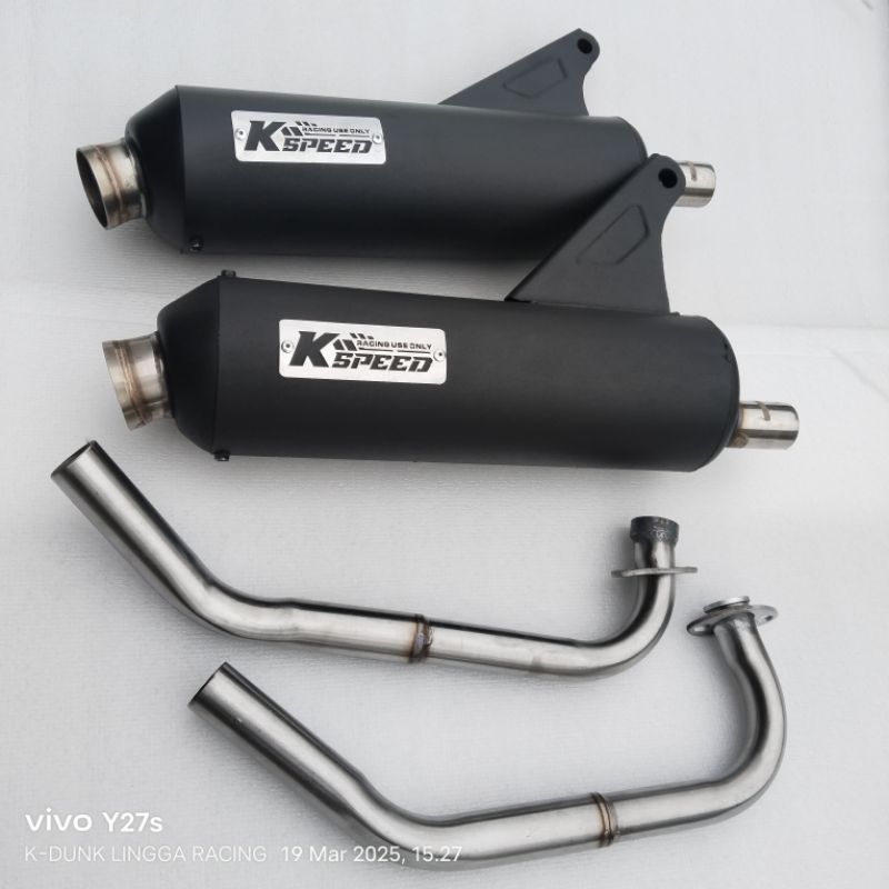 Jual knalpot luster original K SPEED inlet 28-32 sarangan borboran out ...