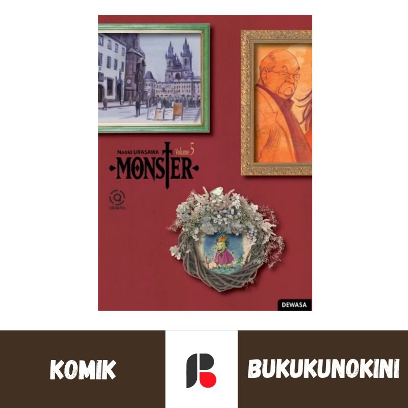 Jual (Original, Segel) Komik Monster vol 1 2 3 4 5 - Naoki Urasawa ...