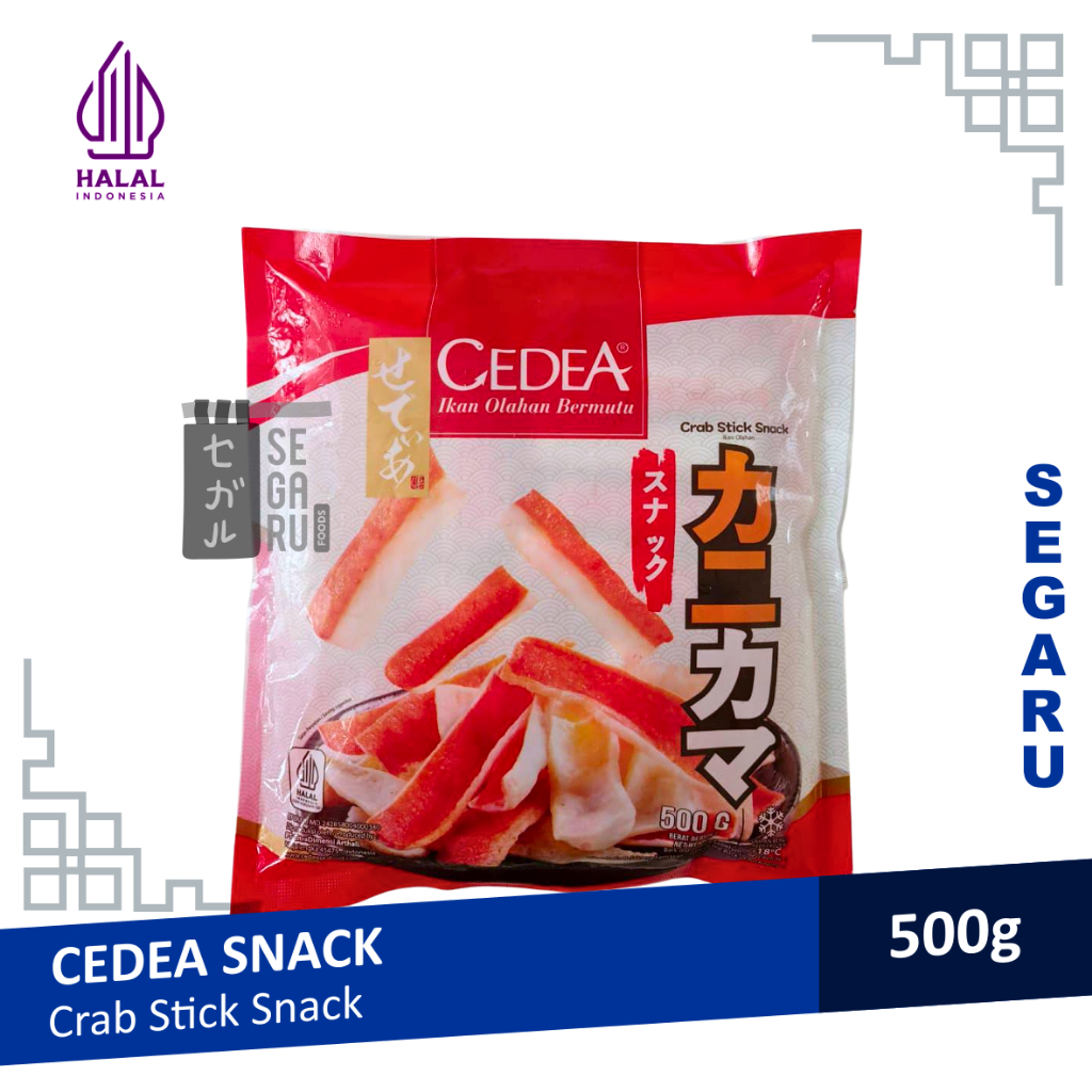 Jual CEDEA Crab Stick Snack | Ikan Olahan Halal 500 Gram | Shopee Indonesia