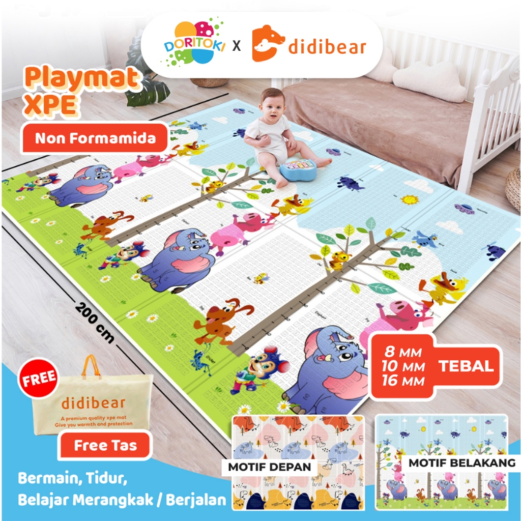 Jual Doritoki SNI i Playmat Bayi Karpet Lipat Playmat Foldable Bayi ...