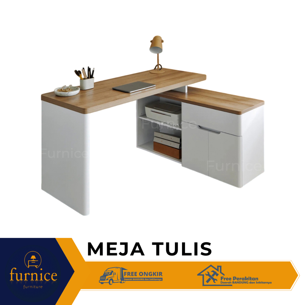 Jual Meja Tulis Libre 150 - Riviera White | Shopee Indonesia