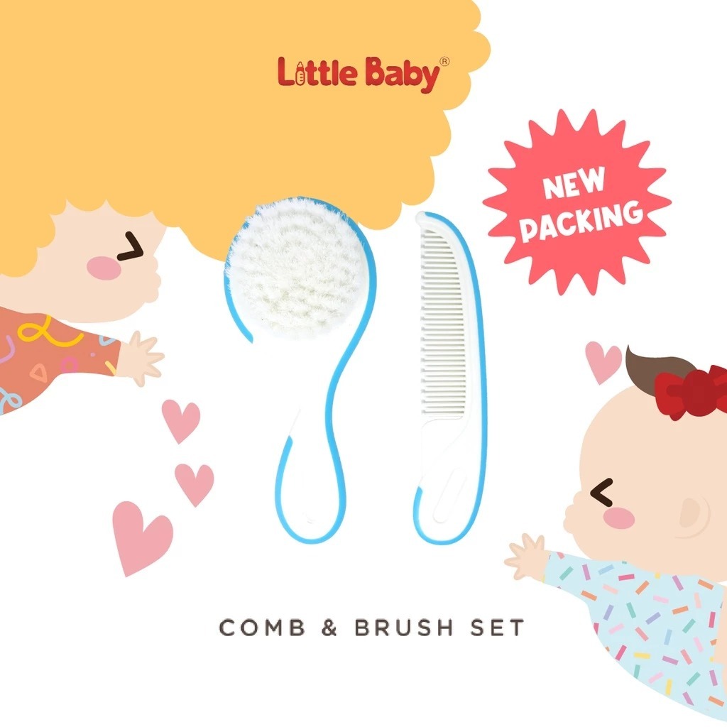Jual LITTLE BABY SISIR BAYI DAN SIKAT SET ( 2 in1 ) CB818 | Shopee ...