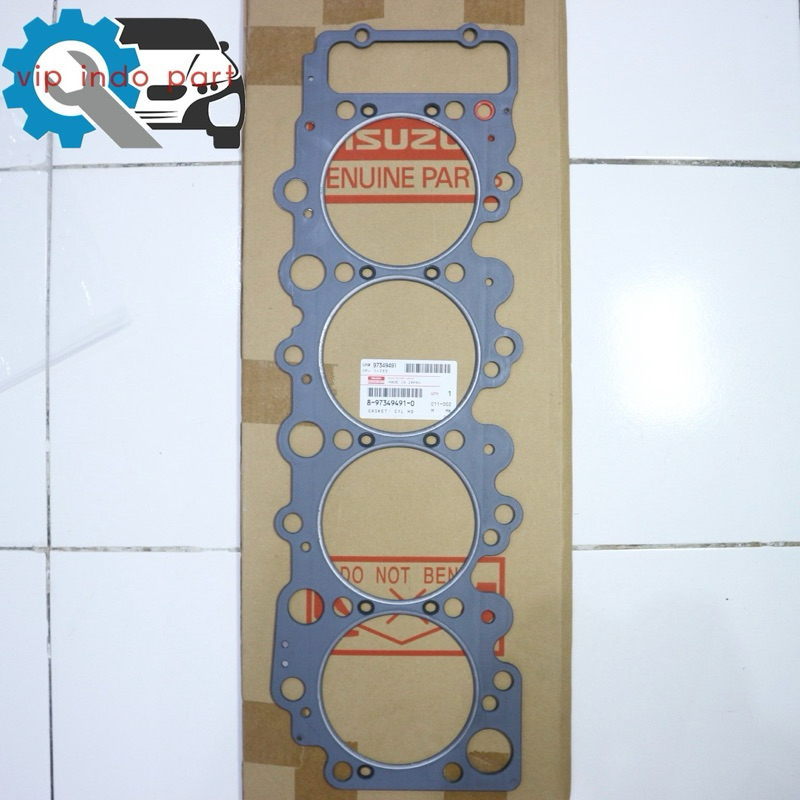 Jual GASKET PACKING PAKING SILINDER CYLINDER HEAD KOP ISUZU ELF NKR NKR71 NMR 71 NMR71 4HG ...