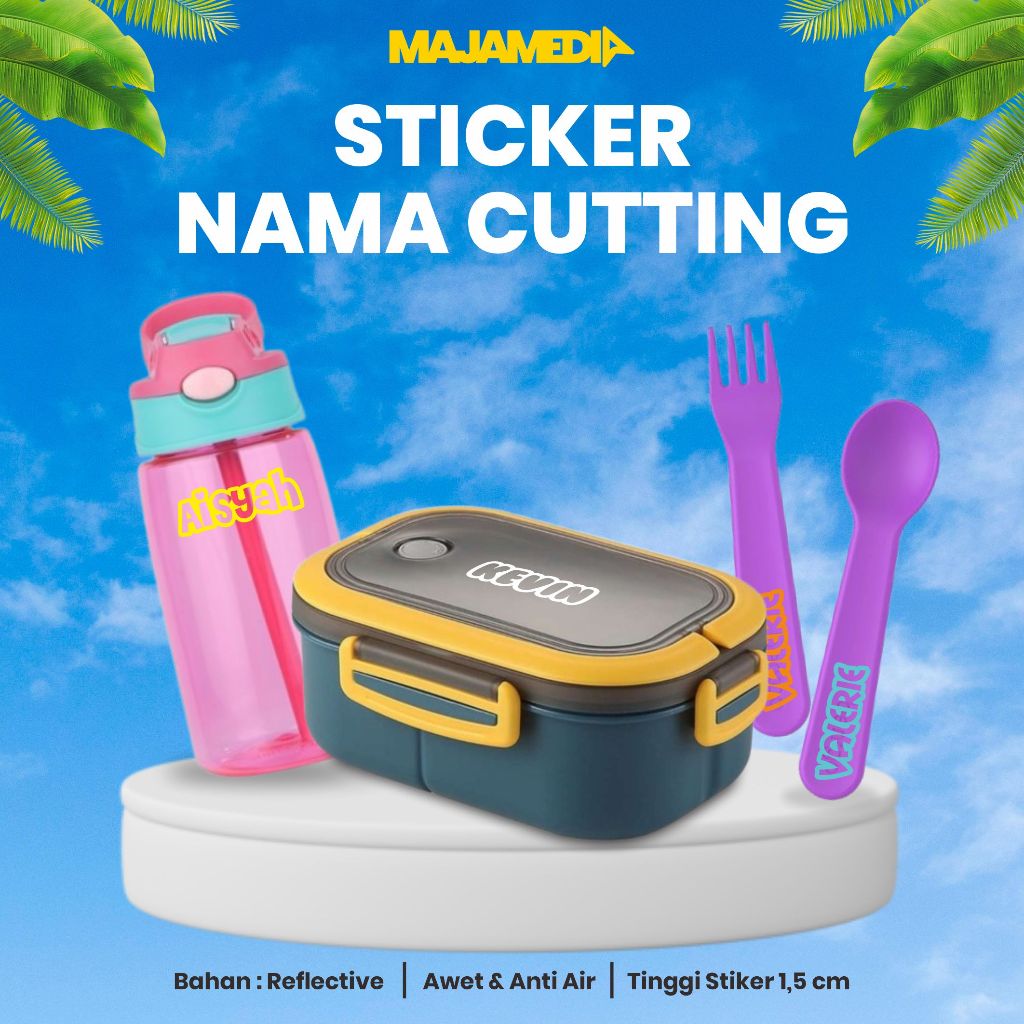 Jual STICKER NAMA OUTLINE CUSTOM | Shopee Indonesia