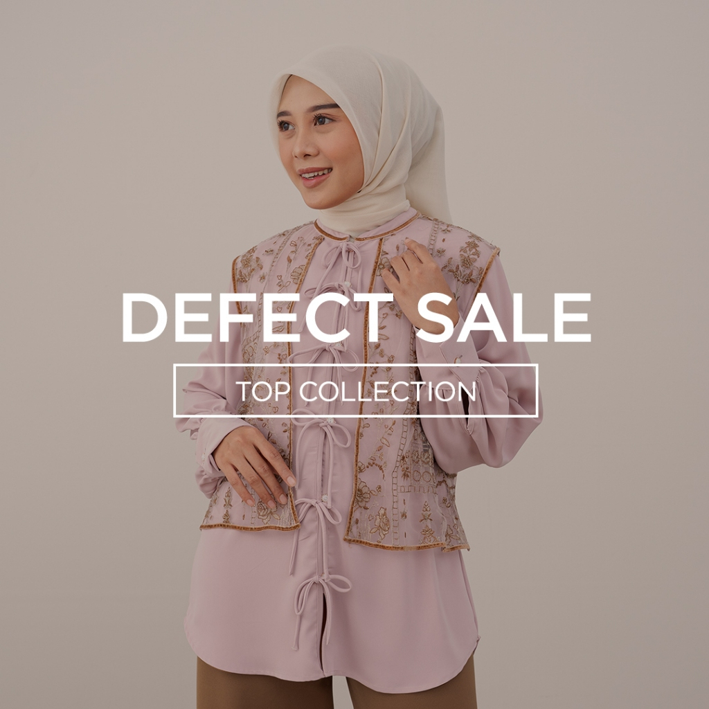 Jual Ivory White - Defect Sale - Top Blouse Shirt Atasan/Dress (4 ...