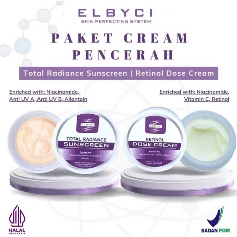 Jual PAKET CREAM RETINOL AMAN & BPOM (Cocok untu mencerahkan wajah ...