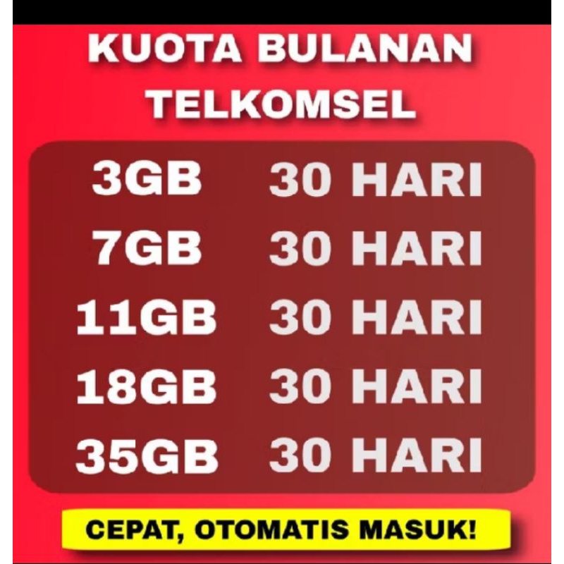 Jual PAKET DATA TELKOMSEL / isi ulang paket data simpati telkomsel ...