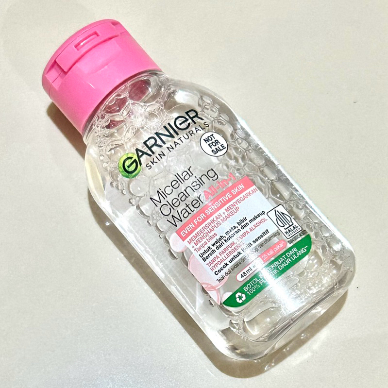 Jual GARNIER Micellar Water Pink Mini 48 mL | Shopee Indonesia