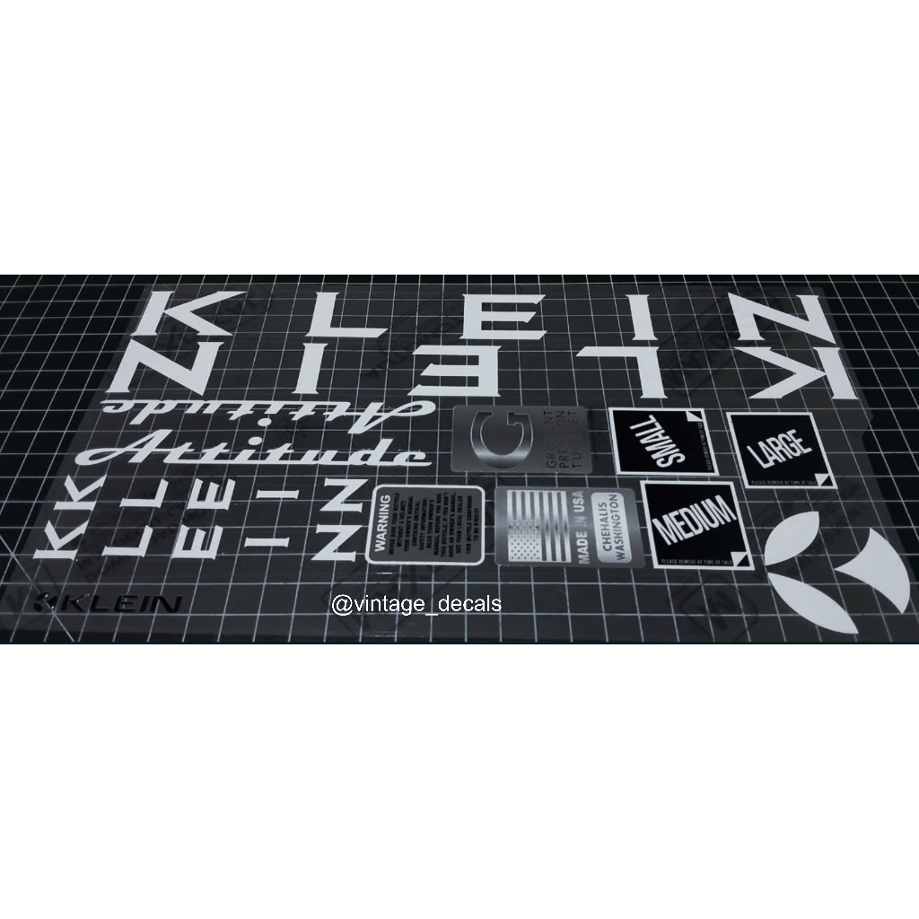 Jual decals replacement KLEIN Attitude | Shopee Indonesia