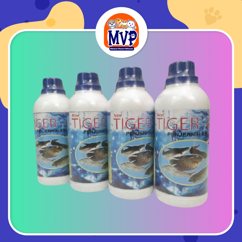 Jual Tiger O2 Ikan 500Ml - Menjernihkan Air Keruh, Memperbaiki Kwalitas ...