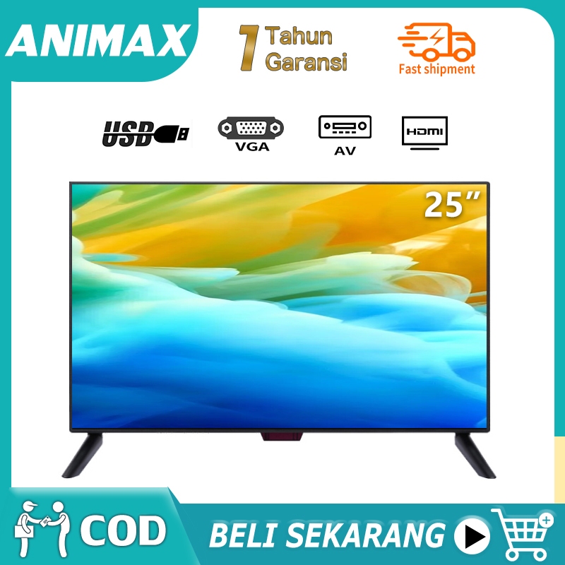 Jual ANIMAX tv digital 24 inch FHD tv led 21/22/24/25 inch Televisi ...