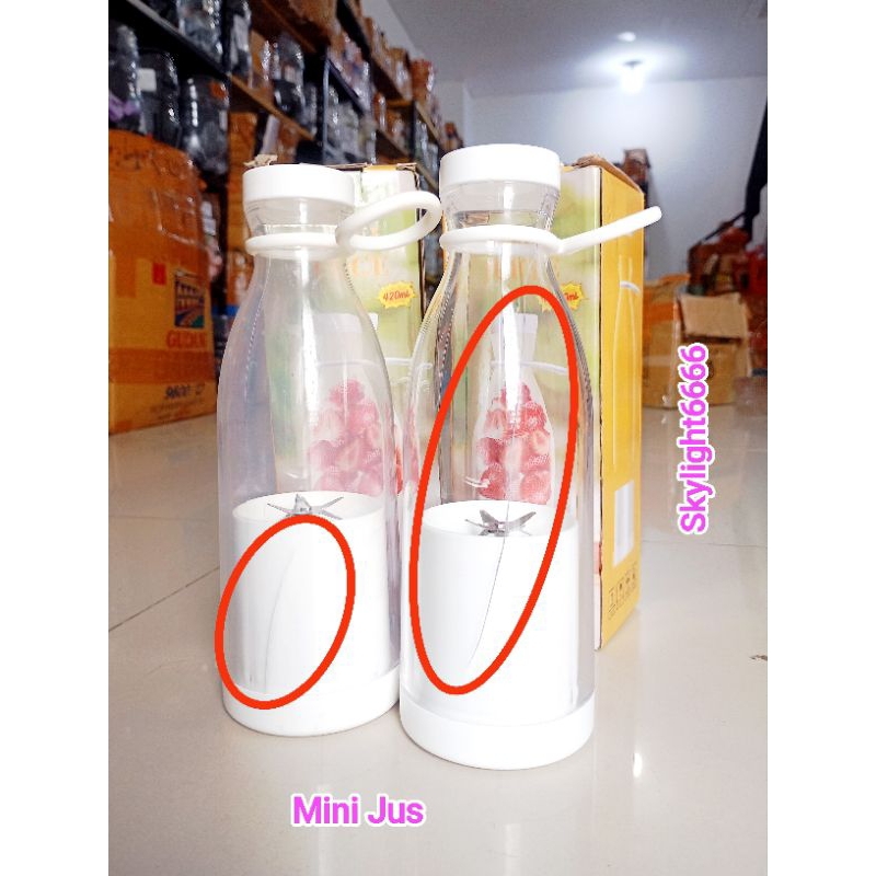 Jual MiNi Jus Portable Returan/Rusak (Pecah Kaca) | Shopee Indonesia