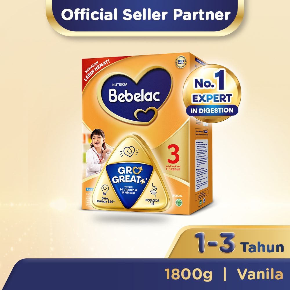 Jual Bebelac 3 Madu Vanila 1800g - Citra Susu | Shopee Indonesia