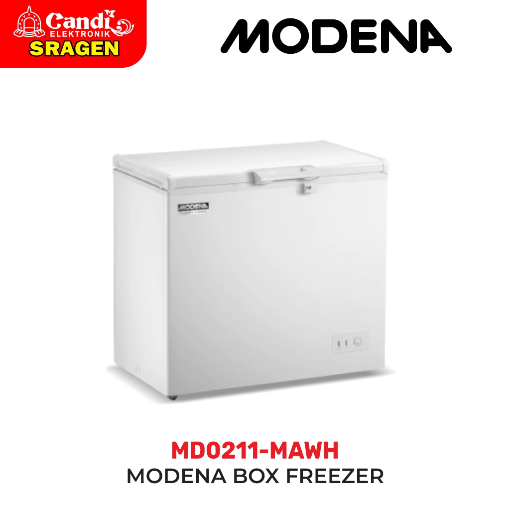 Jual MODENA Chest Box Freezer 210 Liter - MD0211-MAWH | Shopee Indonesia