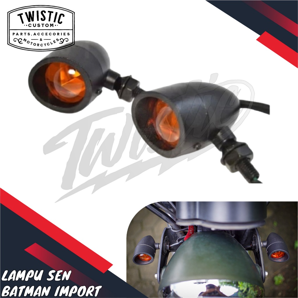 Jual Lampu Sen Sein LED Batman Classic Caferacer Japstyle Motor W175 ...