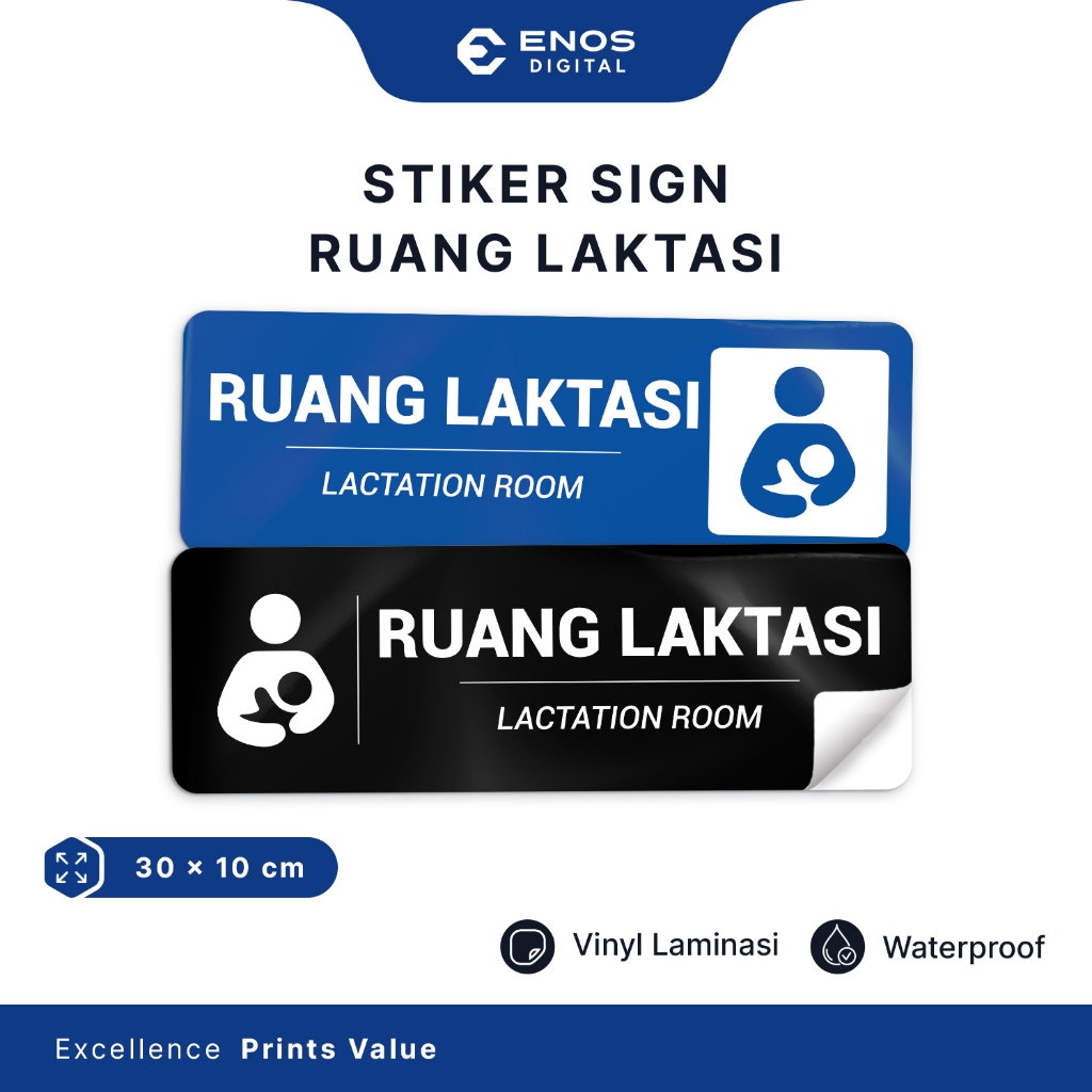 Jual Stiker Penanda Ruang Laktasi Sign Label Penanda Ruangan Menyusui ...