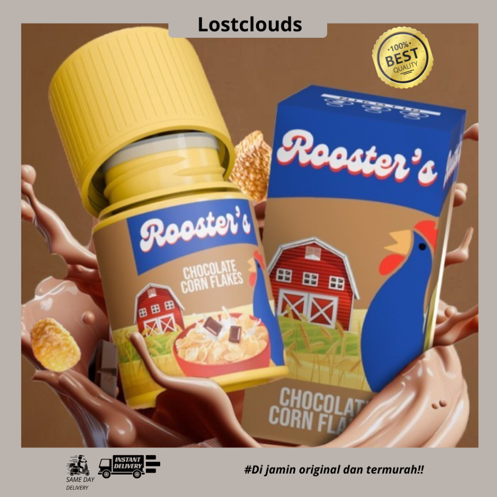 Jual Rooster's V3 Chocolate Corn Flakes 60ml Freebase By Creative Taste ...