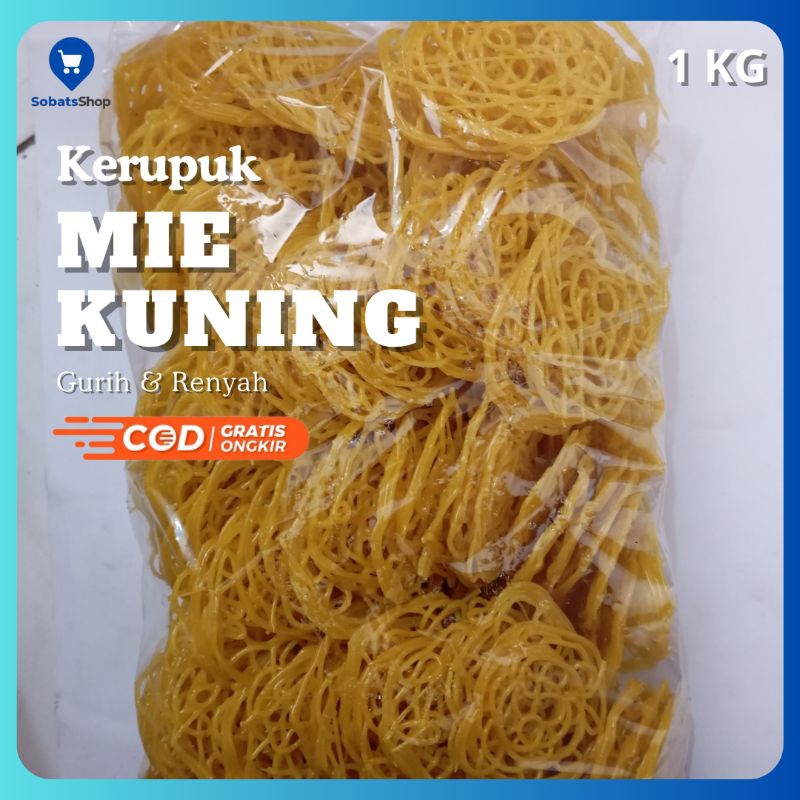 Jual 1 KG Kerupuk Mie Kuning Mentah Enak Dan Gurih Cocok Untuk Di ...