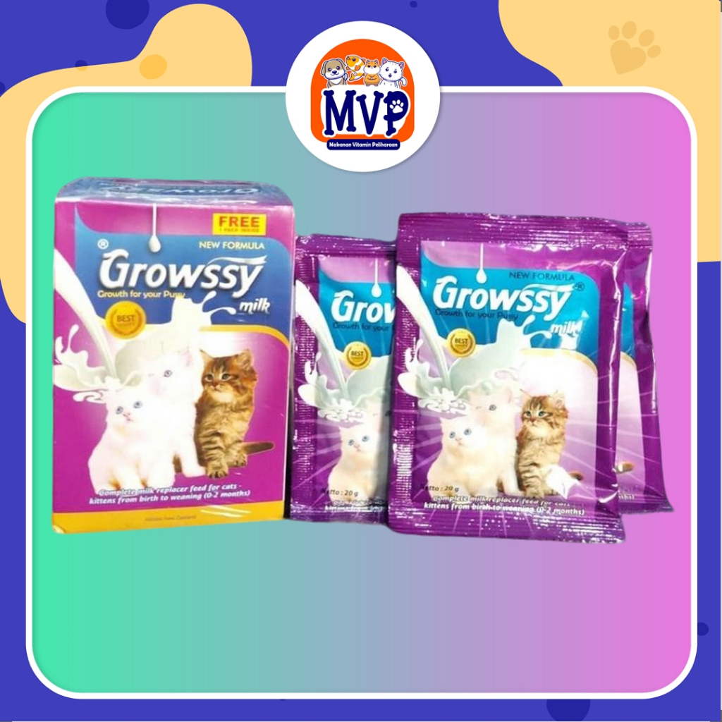 Jual Growssy Susu Cat 30Gr - Susu Pertumbuhan Untuk Anak Kucing ...