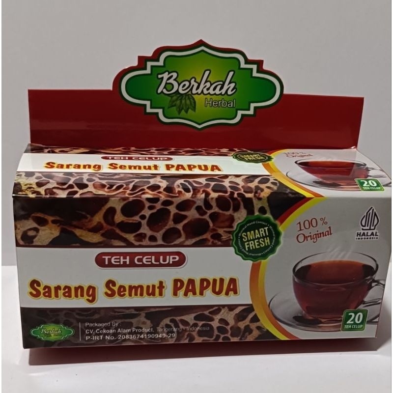 Jual Teh Celup Sarang Semut Papua isi 20 Teh Celup Tea Bag | Shopee ...