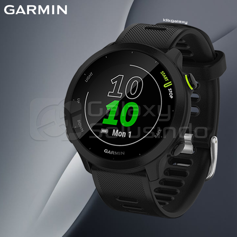 Jual GARMIN FORERUNNER 55 GPS Smartwatch - FR55 Black | Shopee Indonesia