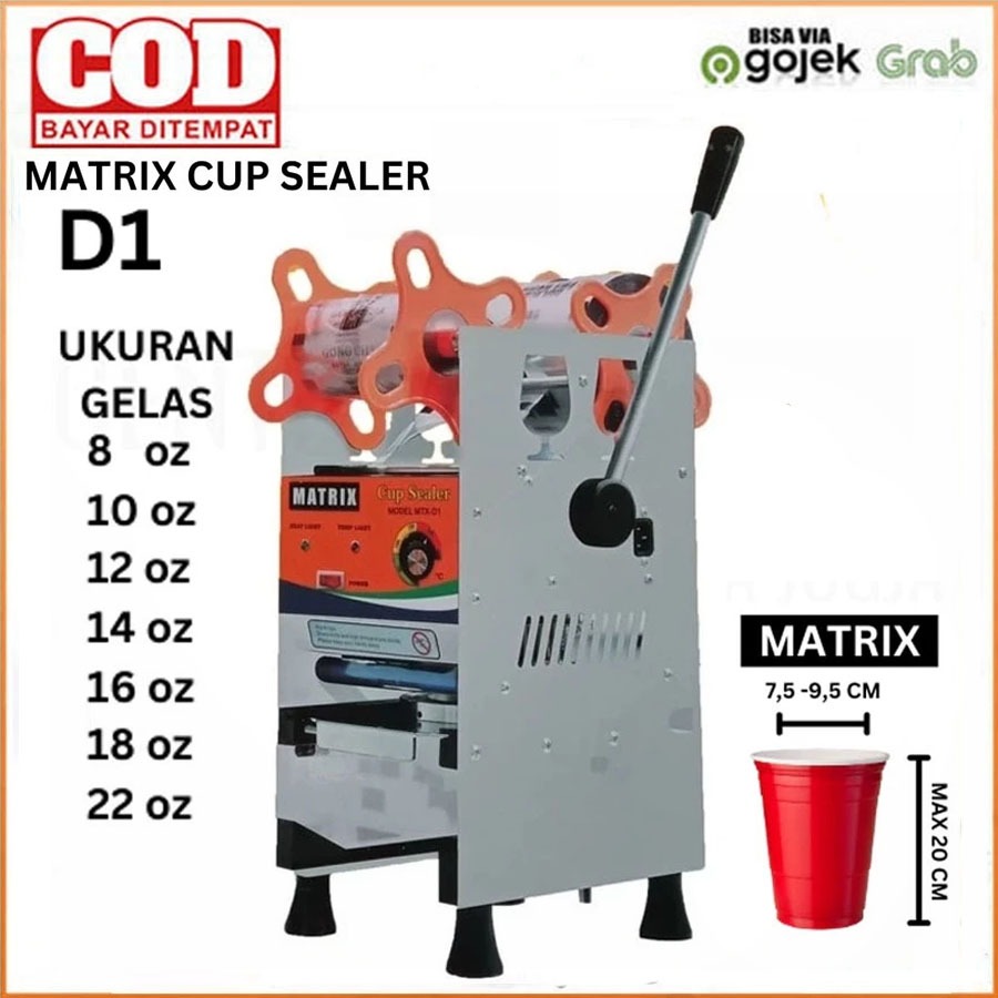 Jual CUP SEALER 8 - 22 OZ CUP JUMBO MESIN PRESS GELAS PLASTIK JUMBO ...