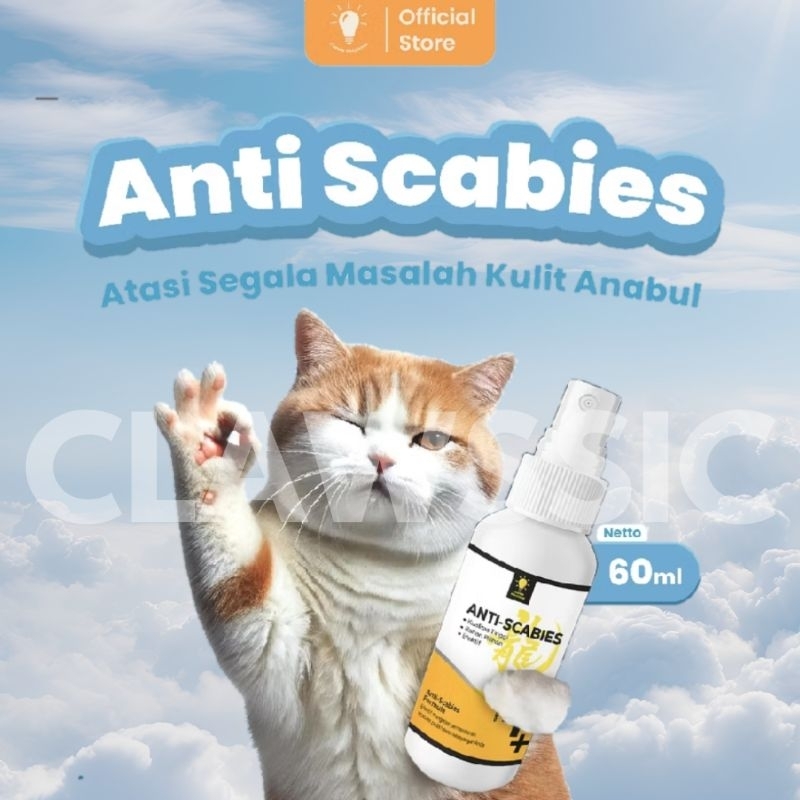 Jual ANTI SCABIES Clever Solution Obat Scabies Jamur Demodex Kutu ...